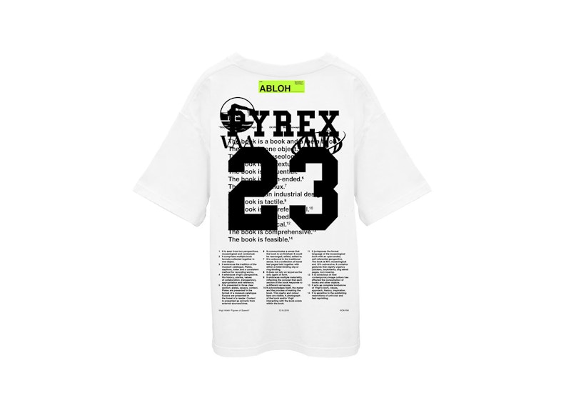 Virgil Abloh Canary Yellow Pyrex T-Shirt White Men's - FW19 - US
