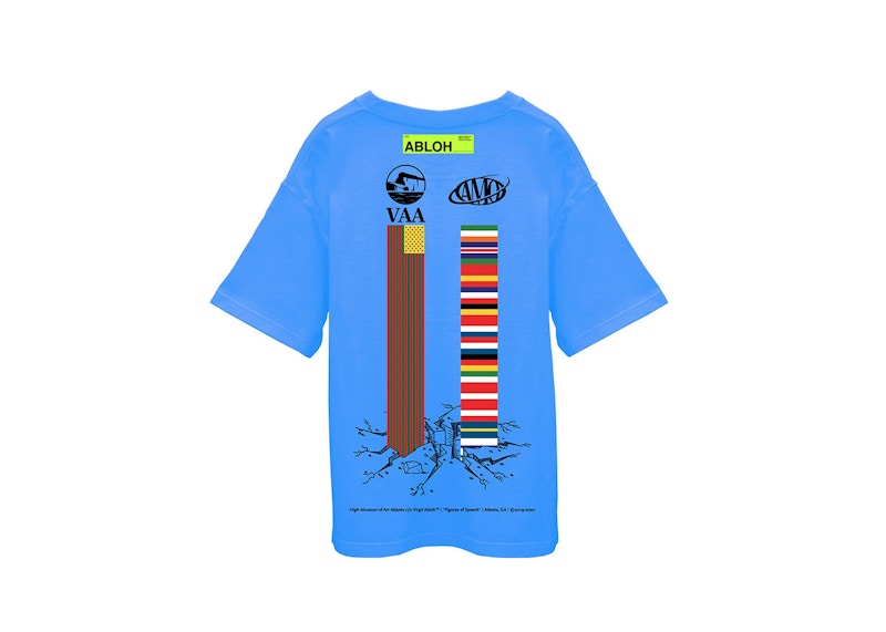 Virgil Abloh Canary Yellow x FOS Alliteration VAA AMO Towers T-Shirt ...