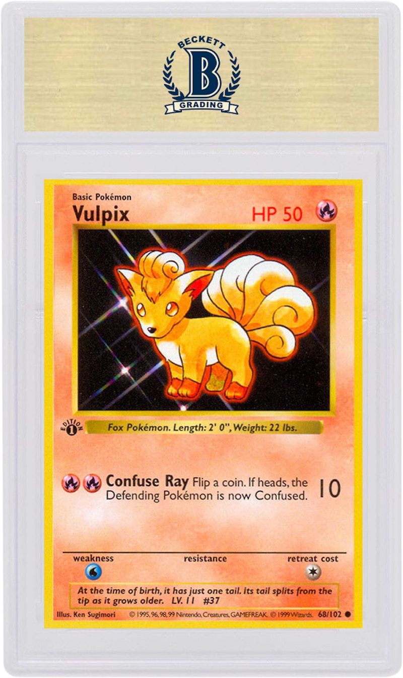Vulpix 1999 Pokemon TCG Base Set 1st Edition #68/102 - 1999 - US