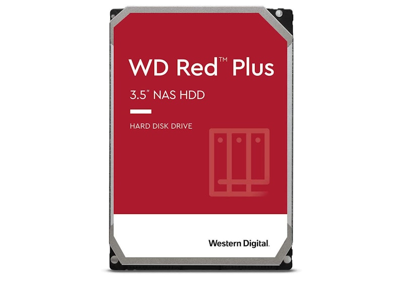 Western Digital Red Plus 3.5" NAS Hard Drive 10TB - US