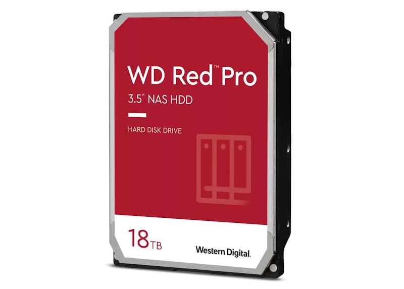 Western Digital Red Pro 3.5" NAS Hard Drive 18TB WD181KFGX - US