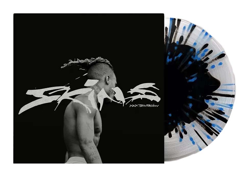 XXXTentacion Skins Urban Outfitters Exclusive LP Vinyl Clear/Black with ...