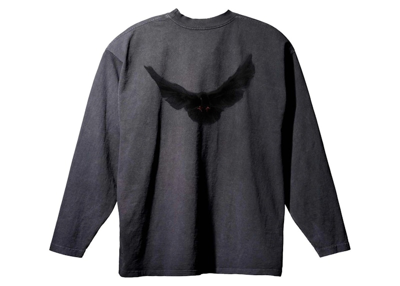 Yeezy Gap Dove Longsleeve Tee Washed Black Men's - SS22 - US