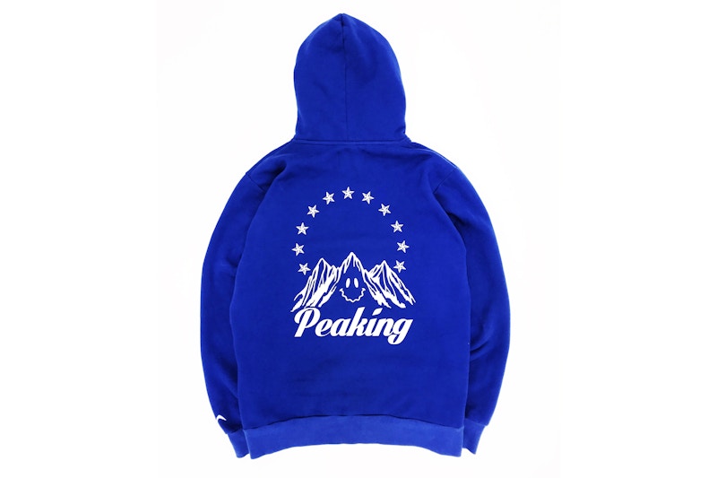 Yeti Out Peaking Hoodie Blue Men's - SS21 - US