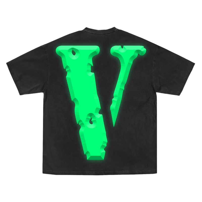 YoungBoy NBA x Vlone Cross Roads Tee Black Men's - FW20 - US