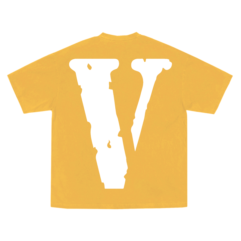 YoungBoy NBA x Vlone Peace Hardly Tee Yellow Men's - FW20 - US