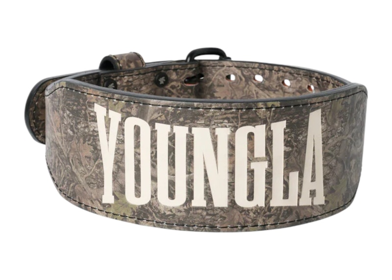 YoungLA Tree Camo Belt Green Tree Camo Men's - FW25 - US