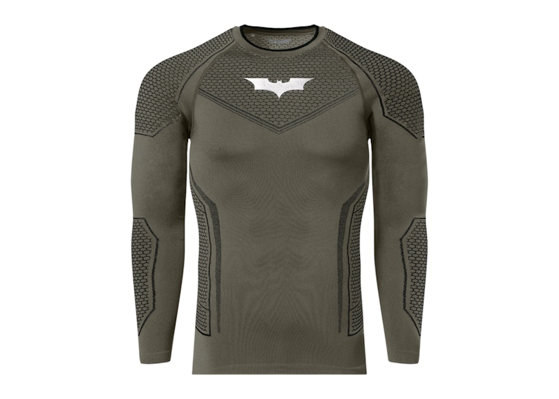 YoungLA x Batman Compression L/S Tee Grey/Green Men's - FW25 - US