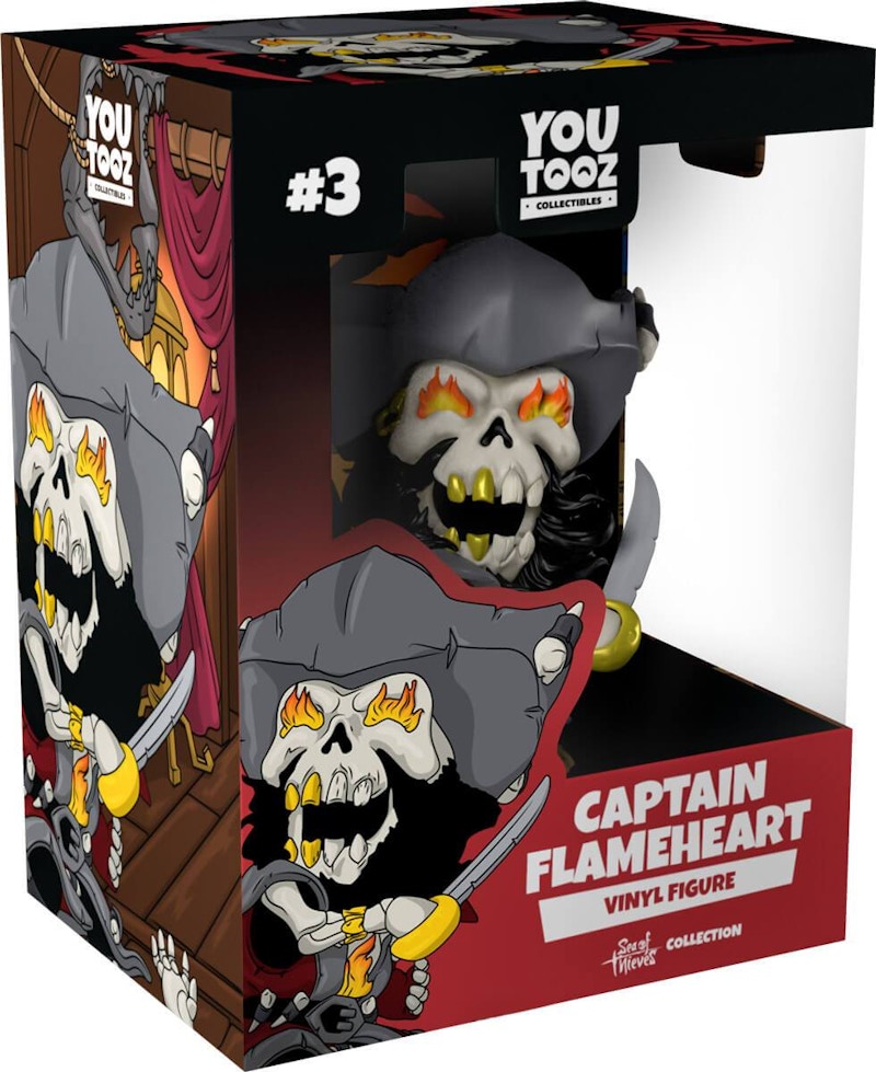 Youtooz Captain Flameheart Vinyl Figure - FW20 - GB