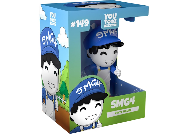 Youtooz SMG4 Luke Vinyl Figure GLITCH WHITE