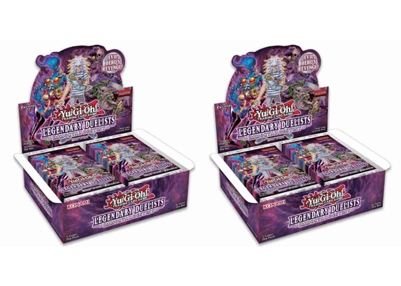 Yu-Gi-Oh Legendary Duelist Immortal Destiny (LED5) Booster Box 2x Lot - US