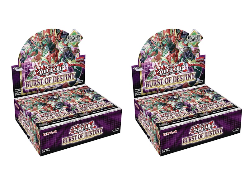 Yu-Gi-Oh! TCG Burst of Destiny Booster Box 2x Lot - US