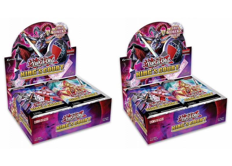 Yu-Gi-Oh! TCG King's Court Booster Box 2x Lot