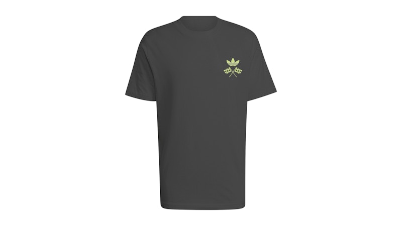 adidas Adi Racing Car Graphic T-Shirt Grey Six Men's - FW25 - GB