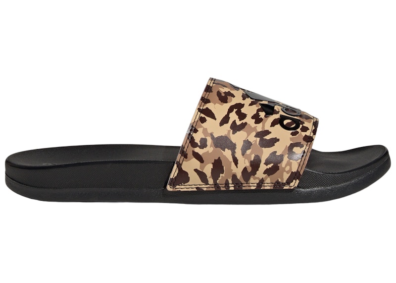 adidas Adilette Comfort Slides Core Black Beam Pink Men's - GZ6412 - US