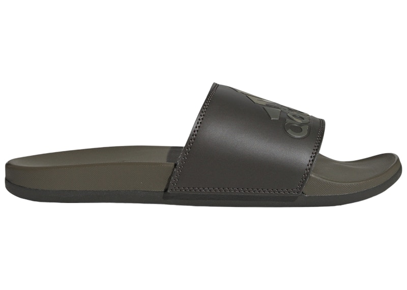 adidas Adilette Comfort Slides Shadow Olive Olive Strata Men's - IF1927 ...