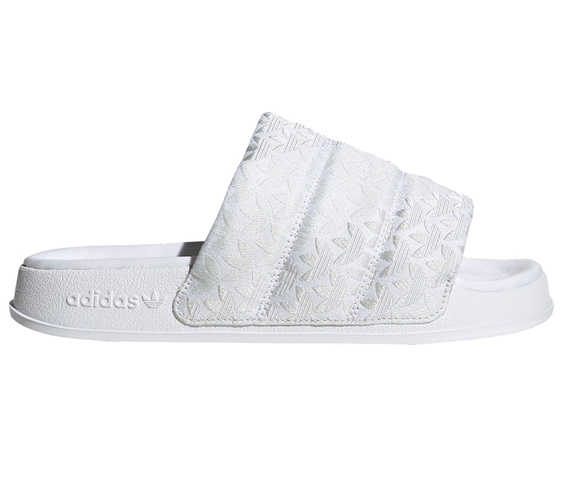 adidas Adilette Essential Slides Triple White (W) - HQ6070 - IT