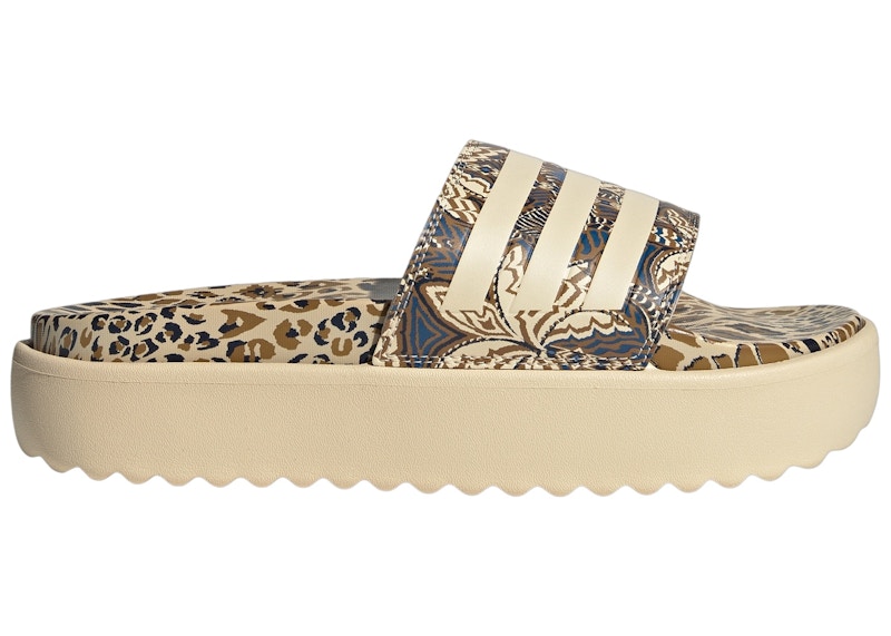 adidas Adilette Platform Slides Crystal Sand (Women's) - IH0523 - US