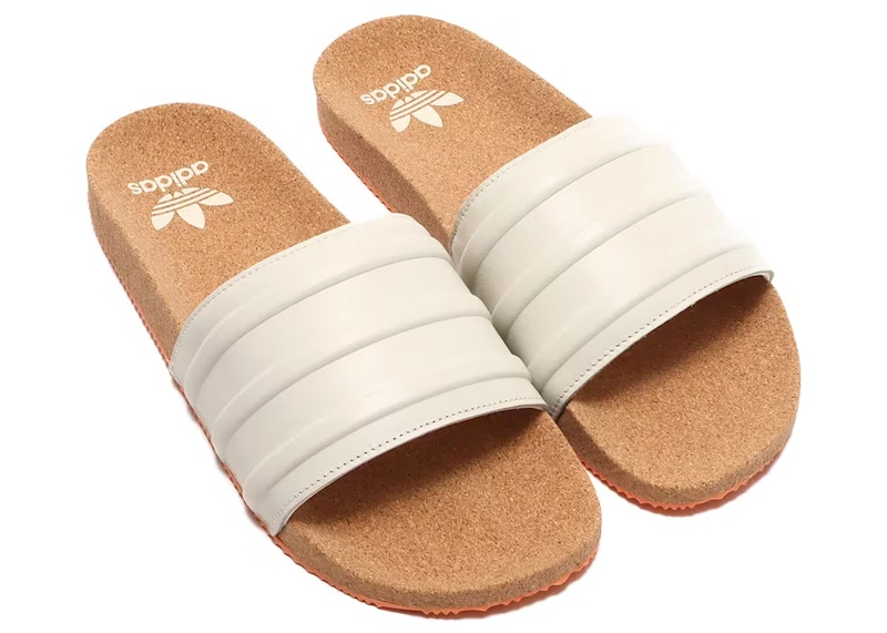 adidas Adilette Premium Beige Cork Men's - GY2557 - US