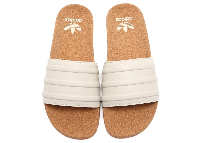 adidas Adilette Premium Beige Cork Men's - GY2557 - US