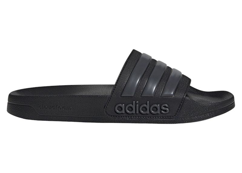 adidas Adilette Shower Slides Core Black Grey Five Men's - IH2542 - US