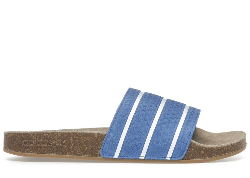 adidas Adilette Slides Royal Blue Core White Gum Men's - JH5494 - US