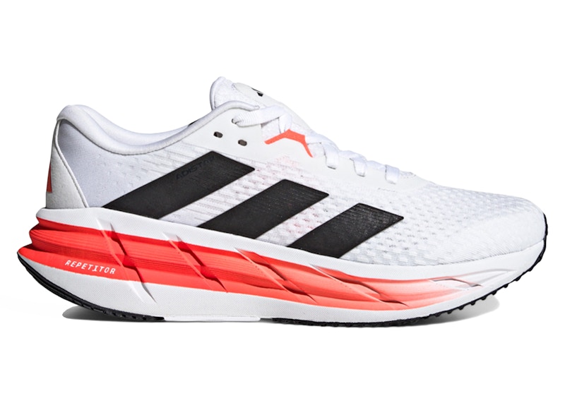adidas Adistar 3 White Black Solar Red Men's - IH7650 - GB