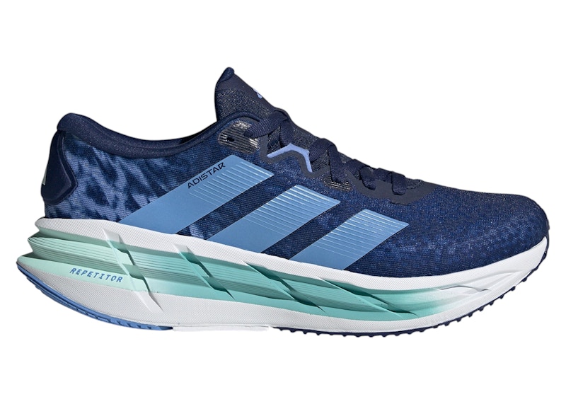 adidas Adistar 4 Dark Blue Blue Fusion Mint Ton Men's - JR0309 - US