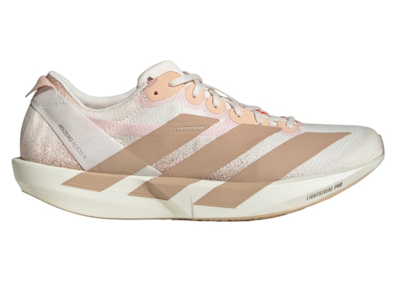 adidas Adizero Adios 9 White Warm Sandstone (Women's) - IH5754 - US
