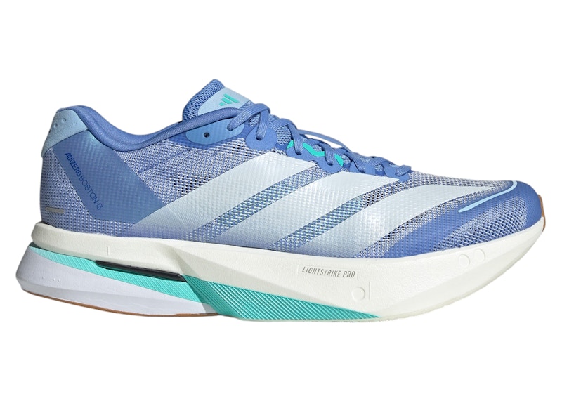 adidas Adizero Boston 13 Blue Fusion Zero Metalic Glow Blue (Women's ...