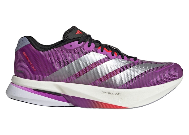 adidas Adizero Boston 13 Purple Burst Silver Metallic Men's - JS4943 - US