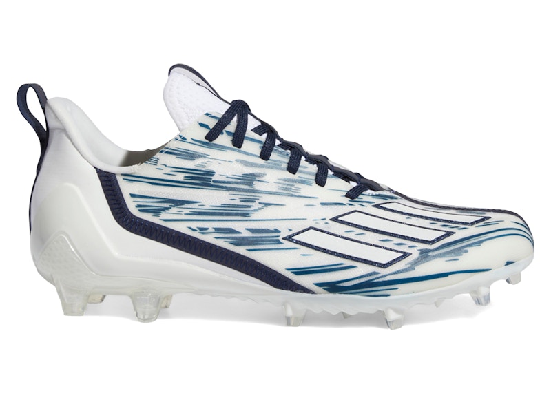 adidas Adizero Cleats White Team Navy Blue Men's - GZ6912 - US