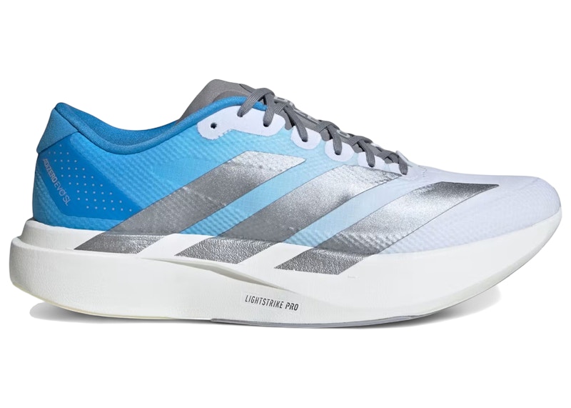 adidas Adizero Evo SL Cloud White Blue Men's - KJ1996 - US