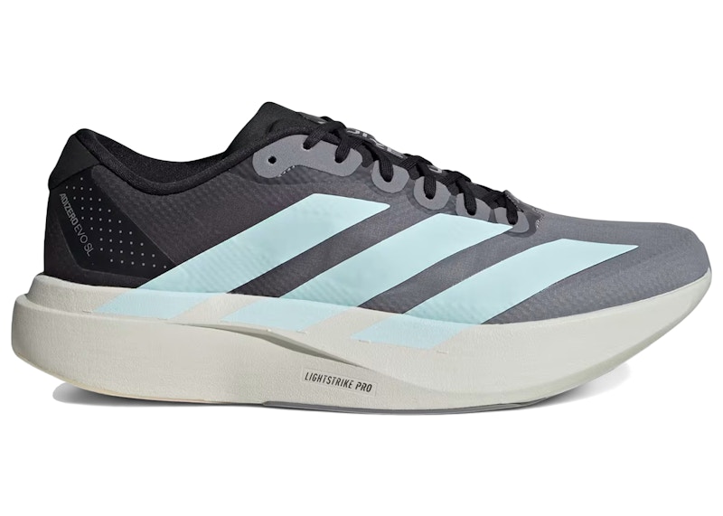 adidas Adizero Evo SL Grey Halo Mint Black Men's - KJ1997 - US