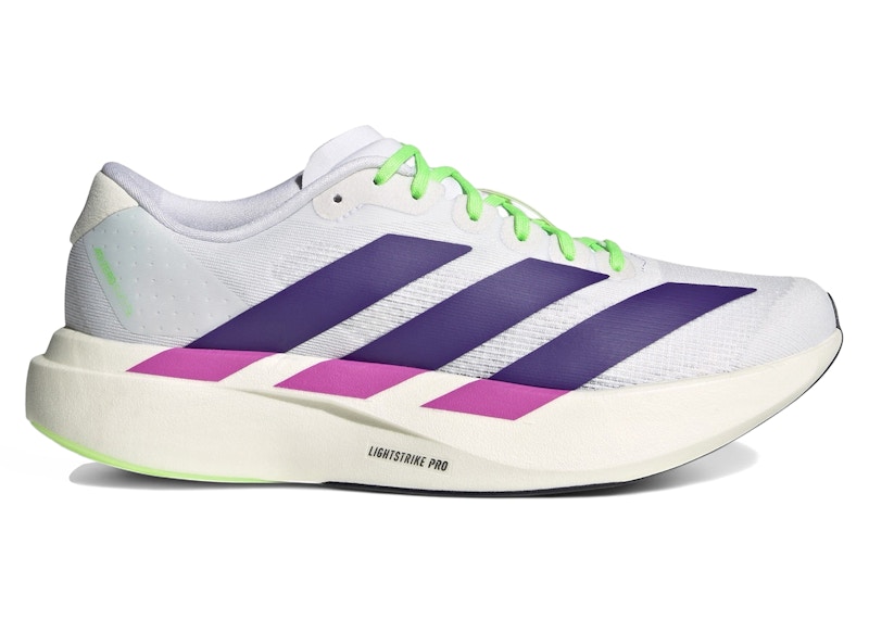 adidas Adizero Evo SL White Collegiate Purple (Women's) - JS4456 - US