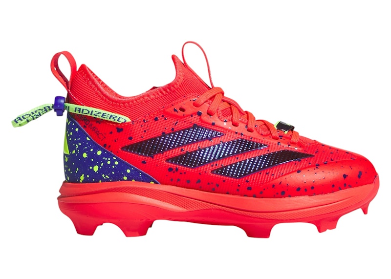 adidas Adizero Impact TPU BSB 2.0 Shades Lucid Red Blue Lemon (GS ...