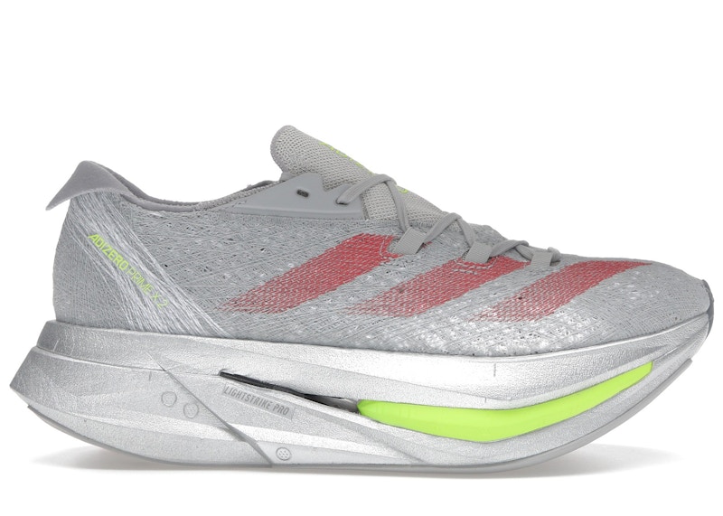 adidas Adizero Prime X 2.0 Strung Grey Two Lucid Red Glory Grey Men's ...