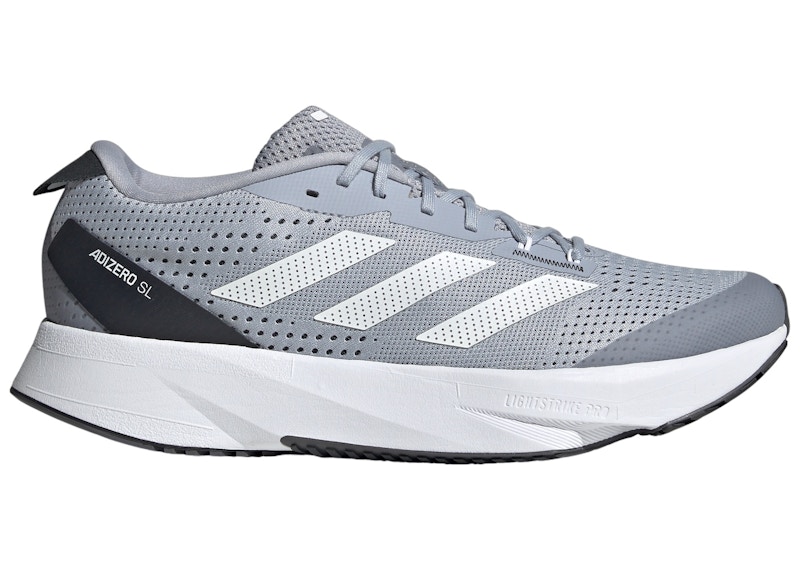 adidas Adizero SL Halo Silver Cloud White Carbon Men's - HQ1347 - US