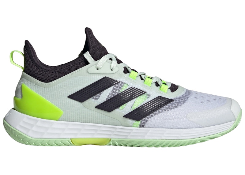 adidas Adizero Ubersonic 4.1 Cloud White Aurora Black Lucid Lemon Men's ...