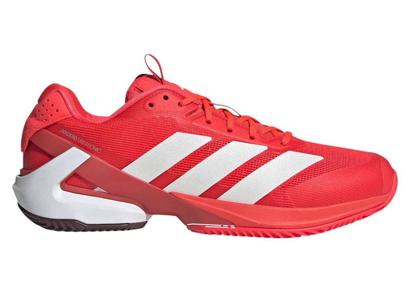 adidas Adizero Ubersonic 5 Clay Lucid Red Aurora Ruby Men's - JH9014 - US