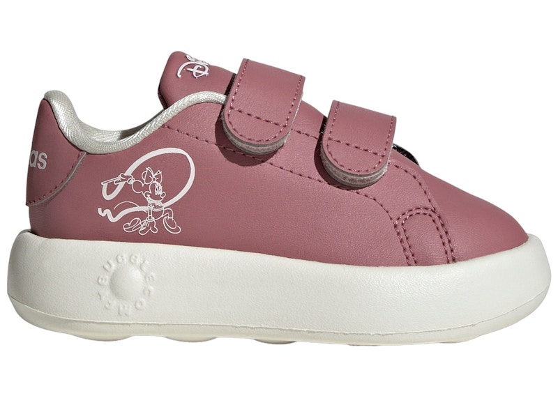 adidas Advantage Disney Mickey Preloved Crimson Sandy Pink Off White ...