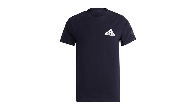 adidas Aeroready Designed To Move Motion Logo T-Shirt Legend Ink/White ...