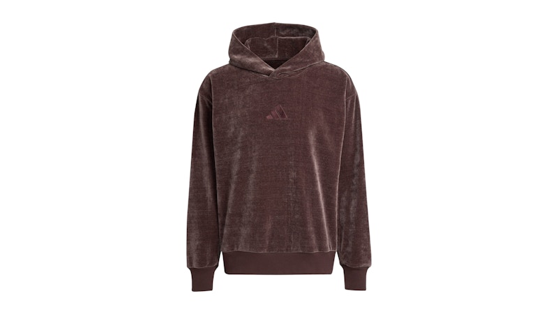 adidas All Szn Luxe Hoodie Shadow Brown Men's - FW25 - US