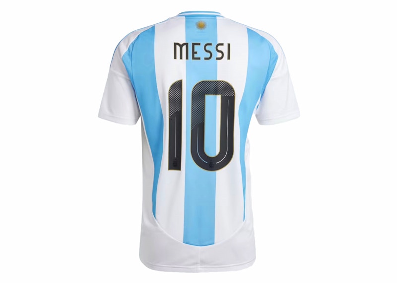 adidas Argentina 24 Messi Home Jersey White/Blue Burst 男士 - SS24 - TW
