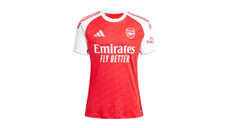 adidas Arsenal FC 2025/2026 Home Jersey Better Scarlet White Men's ...