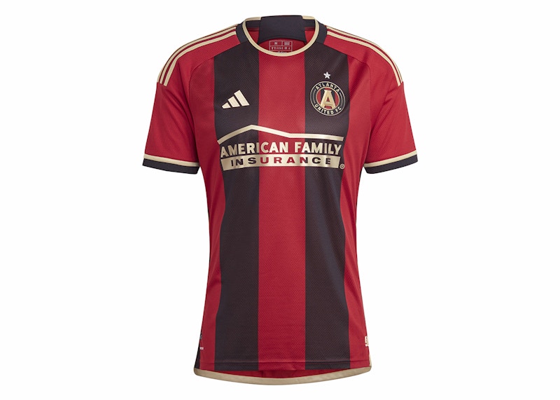 adidas Atlanta United FC 23/24 Home Authentic Jersey Black/Team Victory ...