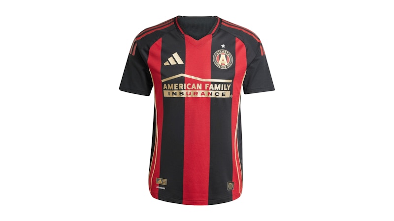 adidas Atlanta United FC 25/26 Home Authentic Jersey Black/Team Victory ...