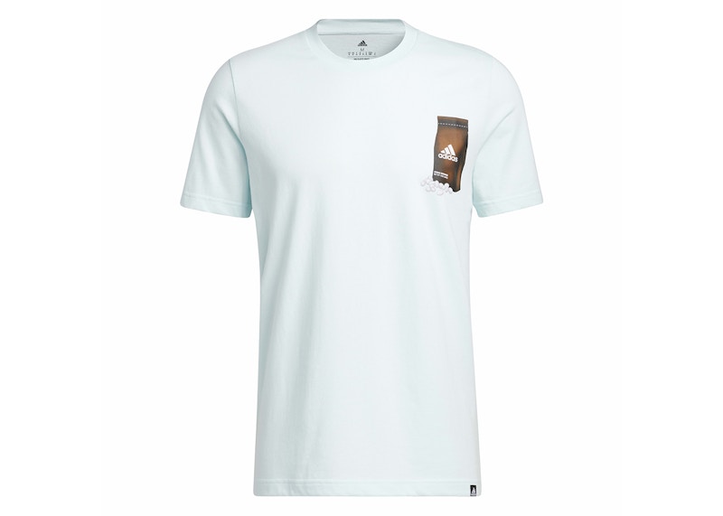 adidas BOOST You Up Graphic Tee Almost Blue Men's - SS24 - US