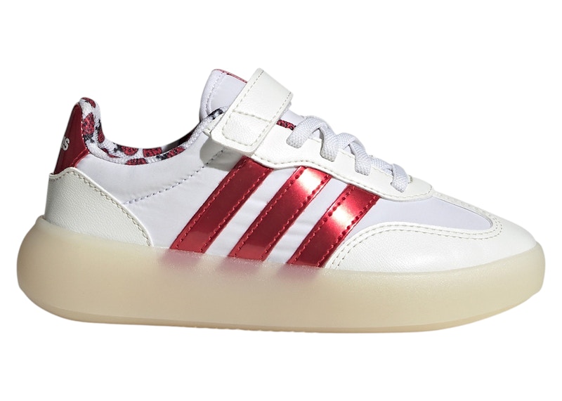 adidas Barreda Decode White Pure Ruby (PS) - KJ8643 - US