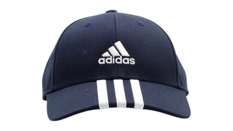 adidas Basketball 3 Stripes Cotton Twill Cap Navy - SS25 - US